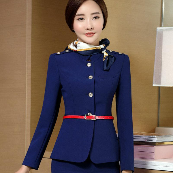 New Sales Women Blazers Interview Suit Business Wear Career Apparel Ai ...
